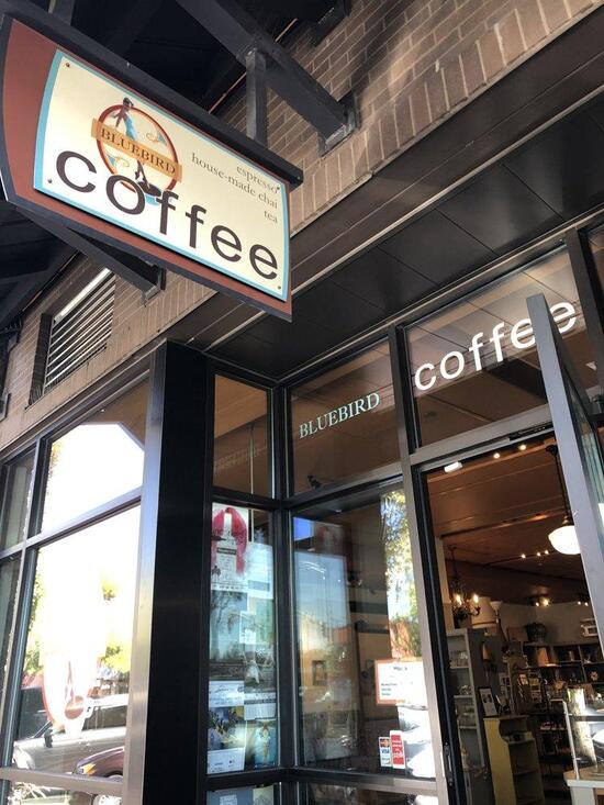 Menu at Bluebird Coffee cafe, Bend