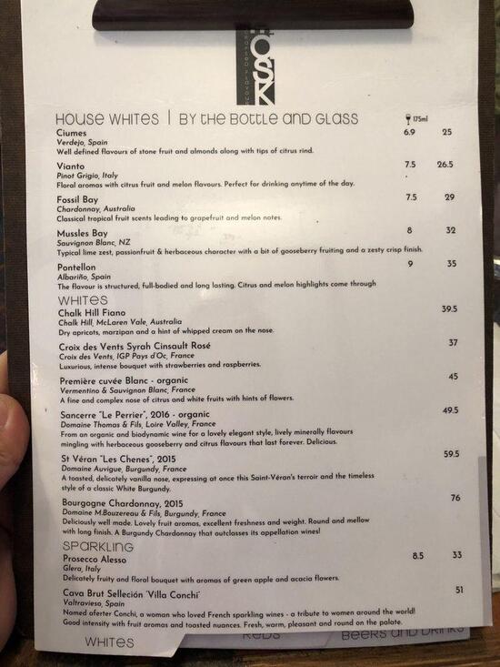 Menu at Mask Handcrafted Flavour restaurant, Dingle