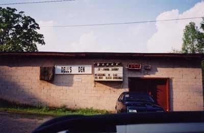Menu at Dell's Den restaurant, Valley