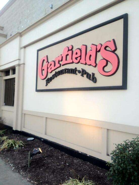 Menu at Garfield's Restaurant & Pub, Morgantown, Mall Rd