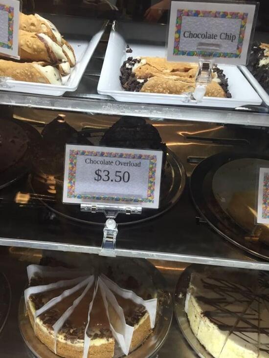 Menu at The Gelato Caffe cafe, Oklahoma City