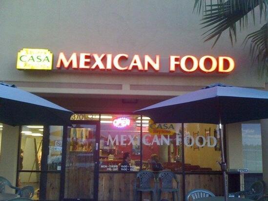 Menu at Xaviers Casa Reynoso restaurant, Mesa, E Southern Ave Ste 3