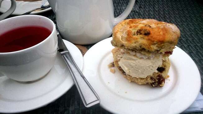 Menu at House of Fraser Cafe, England