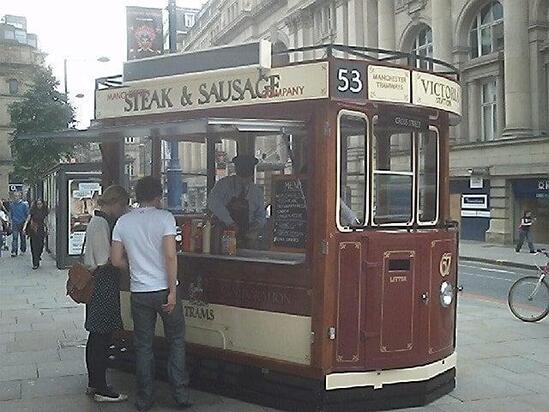 Menu at Steak & Sausage fast food, Manchester