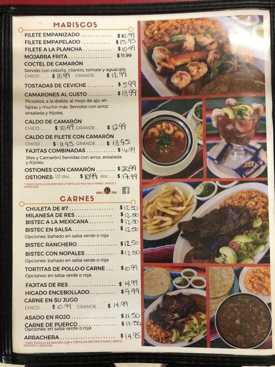 Menu at Nenas Food restaurant, Albuquerque, 600 Louisiana Blvd SE