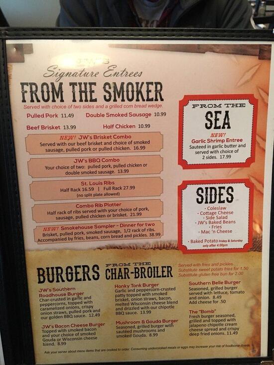 Menu at TRAILSIDE BAR & GRILL, Bergland