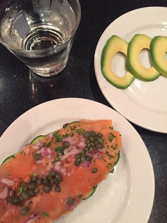 Carta de Cafe Bellini, San Francisco, 865 Market St