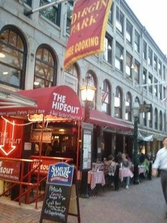 Menu at The Hideout pub & bar, Boston, 340 N Market St