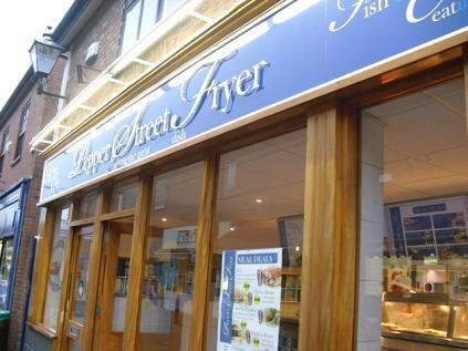 Menu at Pepper Street Fryer restaurant, Nantwich