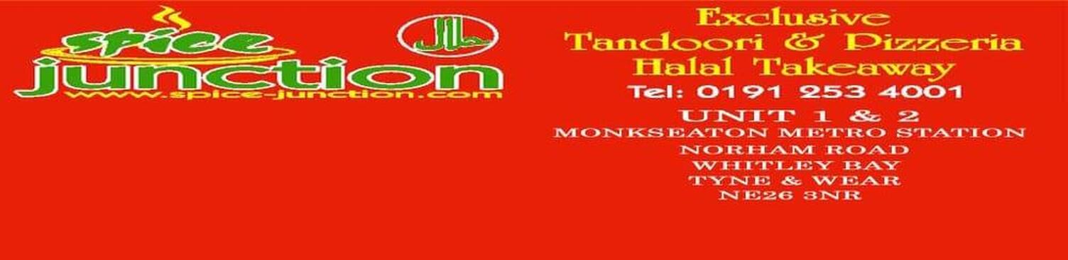 Menu at Spice Junction fast food, Whitley Bay, 2 Norham Rd