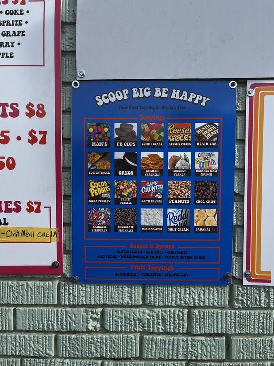 Menu at On Any Sundae pub & bar, Salem, Edgewater NW