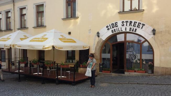 Menu at Side Street Bar & Grill, Steakhouse, Olomouc