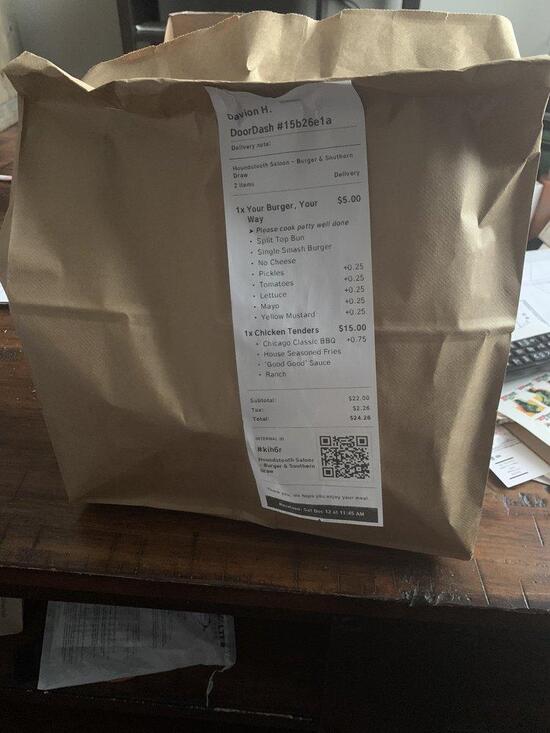 Carta del restaurante Big Ums Burgers, Chicago