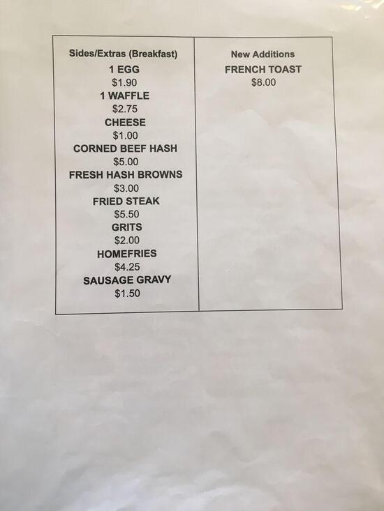 Dusty's Diner in Marcellus - Restaurant menu and reviews