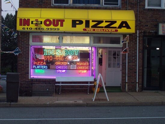 Menu at IN & OUT Pizza pizzeria, Havertown