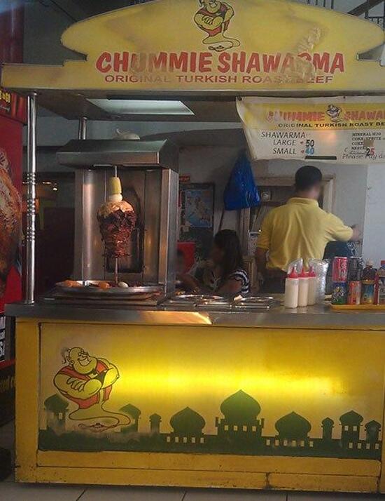 Carta del restaurante Chummie Shawarma, Ciudad Quezon