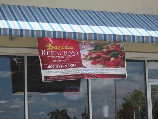 Menu at Laziza Restaurant, Orlando