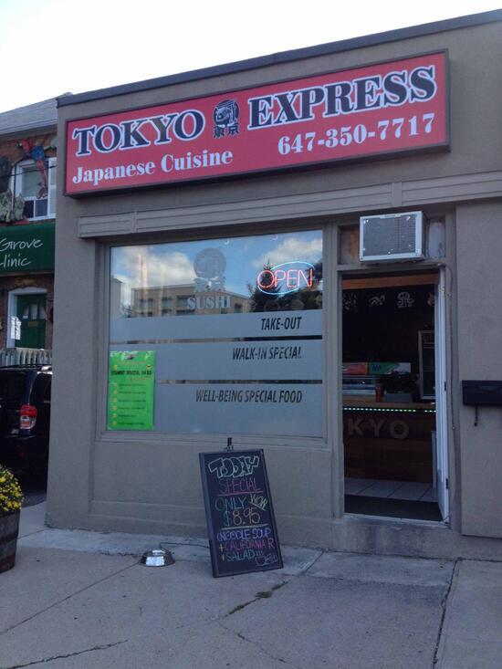 Menu au Yaso Sushi Express restaurant, Toronto