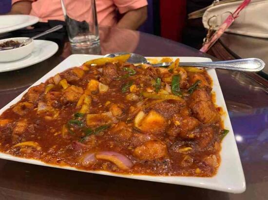 Menu at Eastern Wok restaurant, Colombo