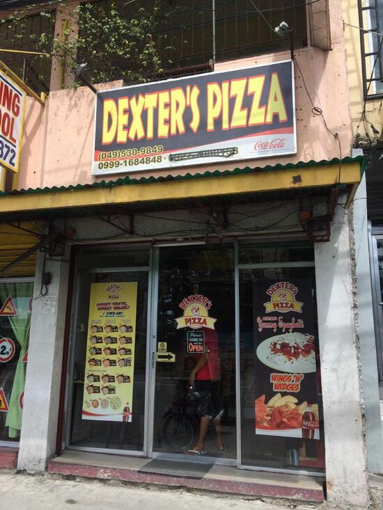 Menu at Dexter's Pizza, Santa Rosa, VC Cartano Building