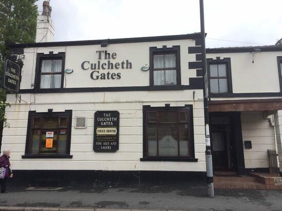 Menu at The Culcheth Gates pub & bar, Manchester
