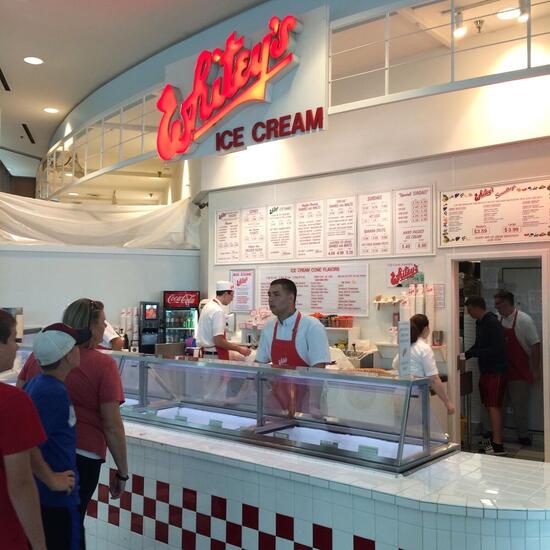 Menu at Whitey's Ice Cream, Coralville, Coral Ridge Ave #601