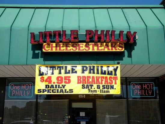 Menu at Little Philly Cheesesteaks restaurant, Poquoson