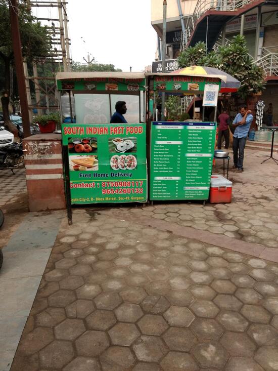 Menu at South Indian Fast Food, Gurugram, B Block Market