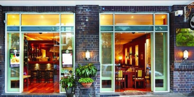 Menu at La Mint restaurant, Darlinghurst