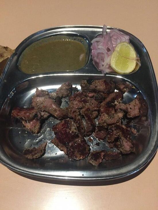 Menu at Hyderabadi Shahi Kebab, Hyderabad