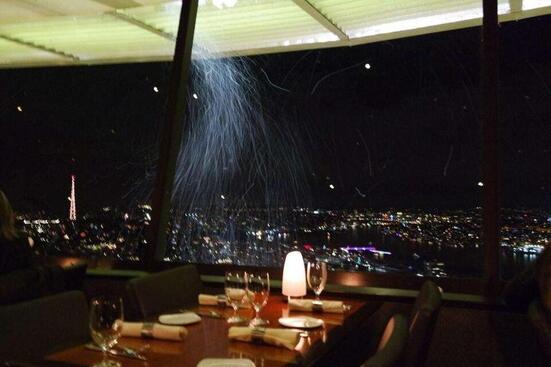 Menu at Sky City at the Space Needle restaurant, Seattle