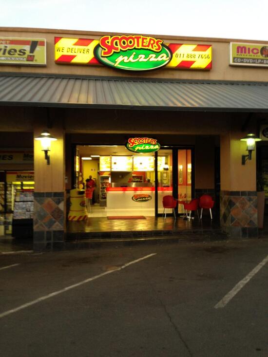Menu at Scooters Pizza restaurant, Randburg, Montreuil Street