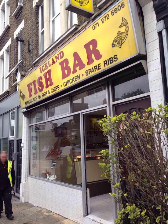 Iceland Fish Bar, London - Restaurant menu, prices and reviews