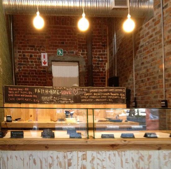 Menu at Flour & Stone desserts, Cape Town