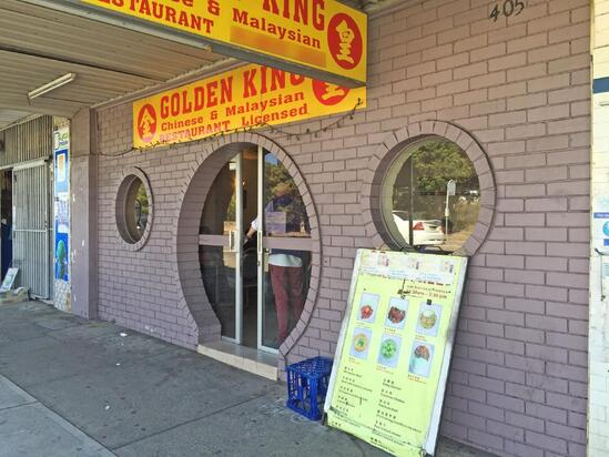 Menu at Golden King Chinese Restaurant, Regents Park
