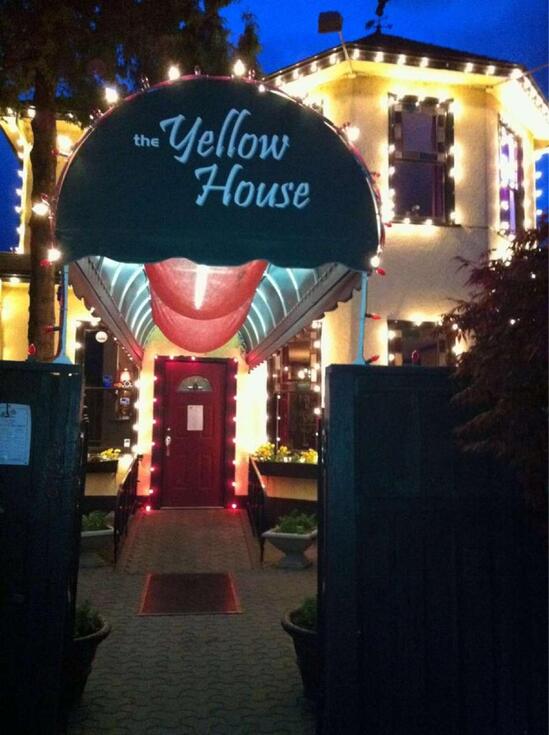 Menu at Yellow House Restaurant, Kelowna