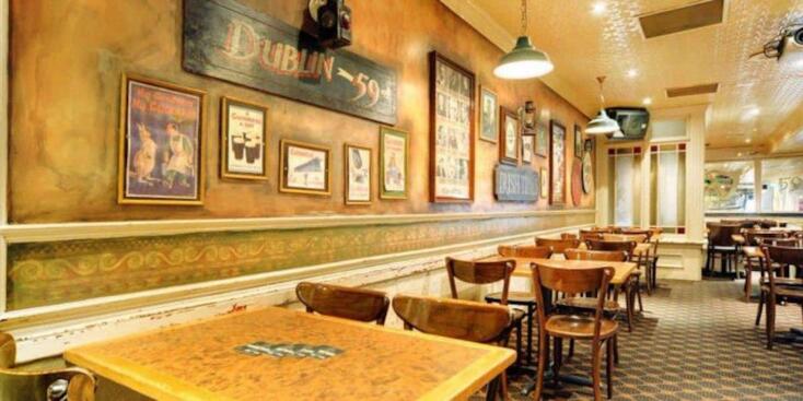 Menu at Jacksons on George restaurant, Sydney, 176 George St