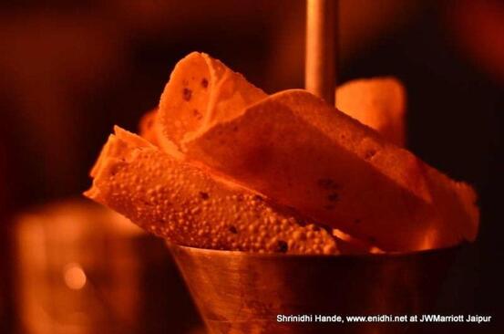 Menu at Mohan Mahal, Jaipur