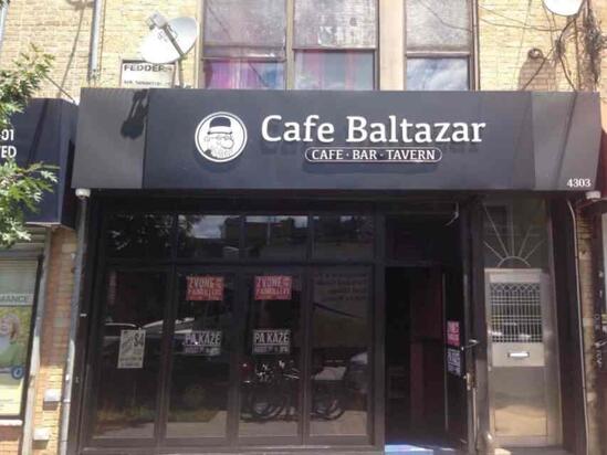 Menu at Cafe Baltazar, New York City, 43-03 Broadway
