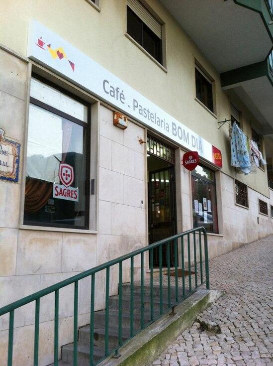 Menu em Bom Dia restaurante, Sintra, R. Cidade de Setúbal