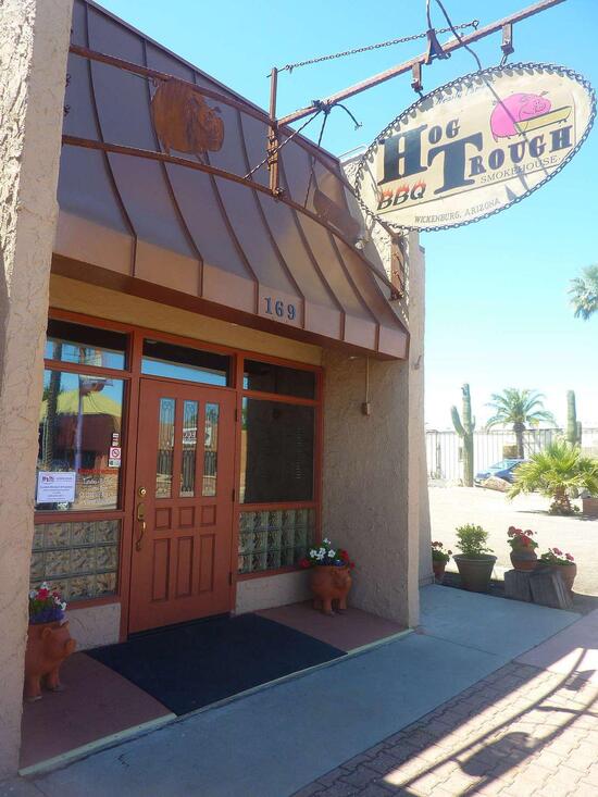 Menu at Hog Trough Smokehouse BBQ, Wickenburg