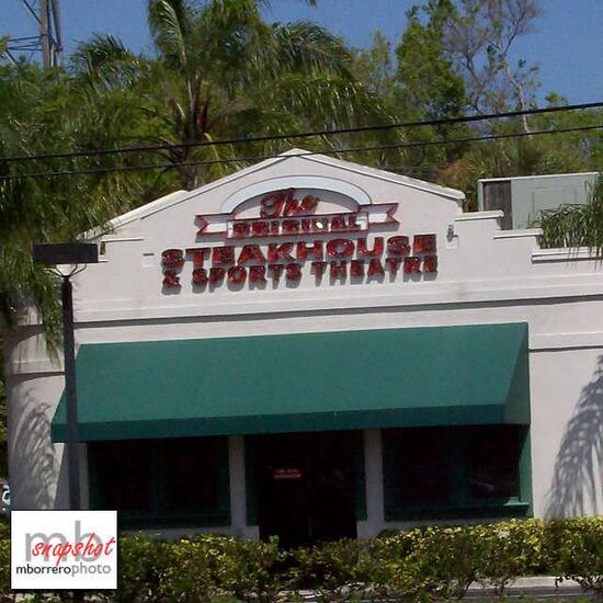Menu at The Original Steakhouse and Sports Theatre, Boca Del Mar