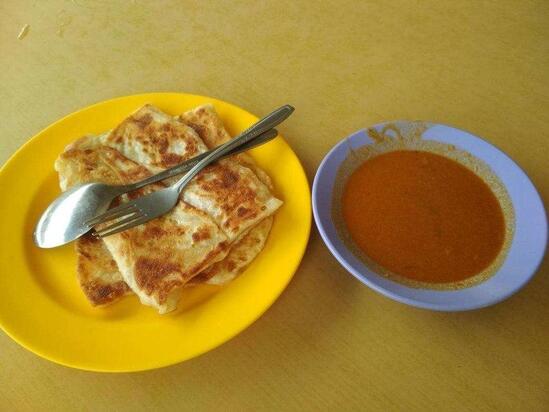 Menu at Mr and Mrs Mohgan's Super Crispy Roti Prata restaurant, Singapore