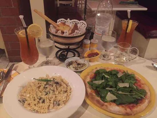 Menu at The Italian Job restaurant, Doha