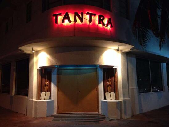 Carta de Tantra Restaurant and Lounge, Miami Beach