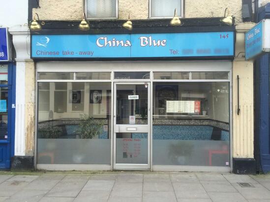 Menu at China Blue restaurant, Coulsdon, 145 Brighton Rd